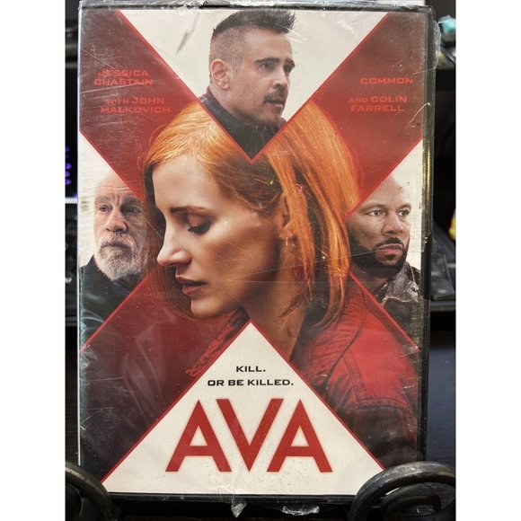 Media | Ava Dvd New Jessica Chastain John Malkovich Common Geena Davis Colin Farrell | Poshmark
